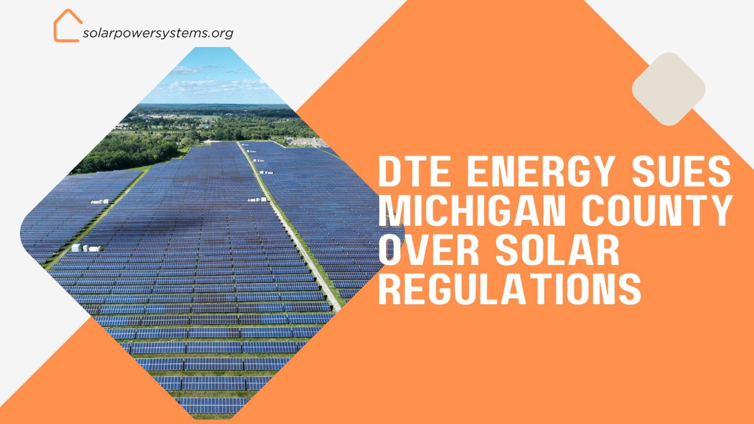 DTE Energy Sues Michigan County Over Solar Regulations ...